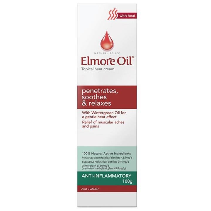 Elmore Oil Muscle Heat Cream 100g - Med One