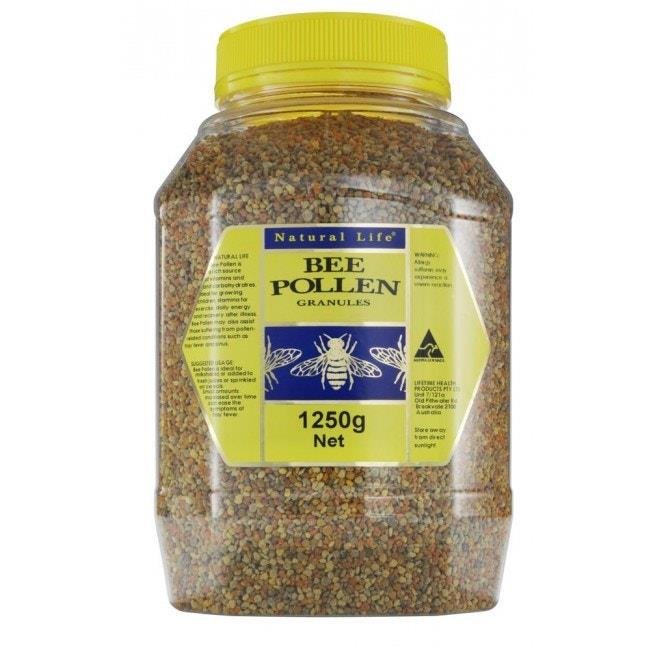 Natural Life Non Irradiated Bee Pollen Granules 1.25kg - Med One
