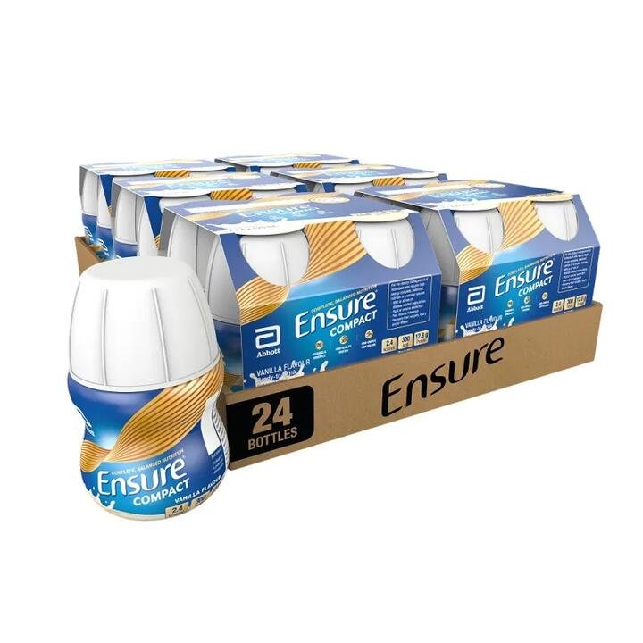 Ensure Compact Vanilla Flavour 125ml X 24 - Med One